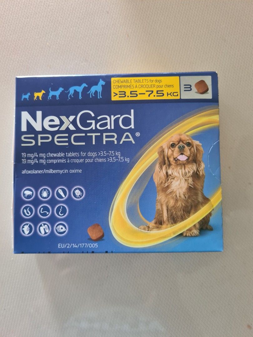 Nexgard Spectra, Pet Supplies, Homes & Other Pet Accessories on Carousell