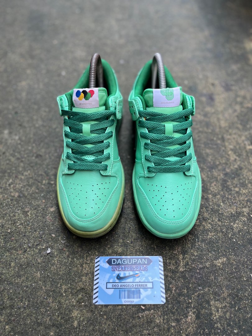 Nike Dunk Low Olympics Tourmaline 2008, Women's Fashion, Footwear ...