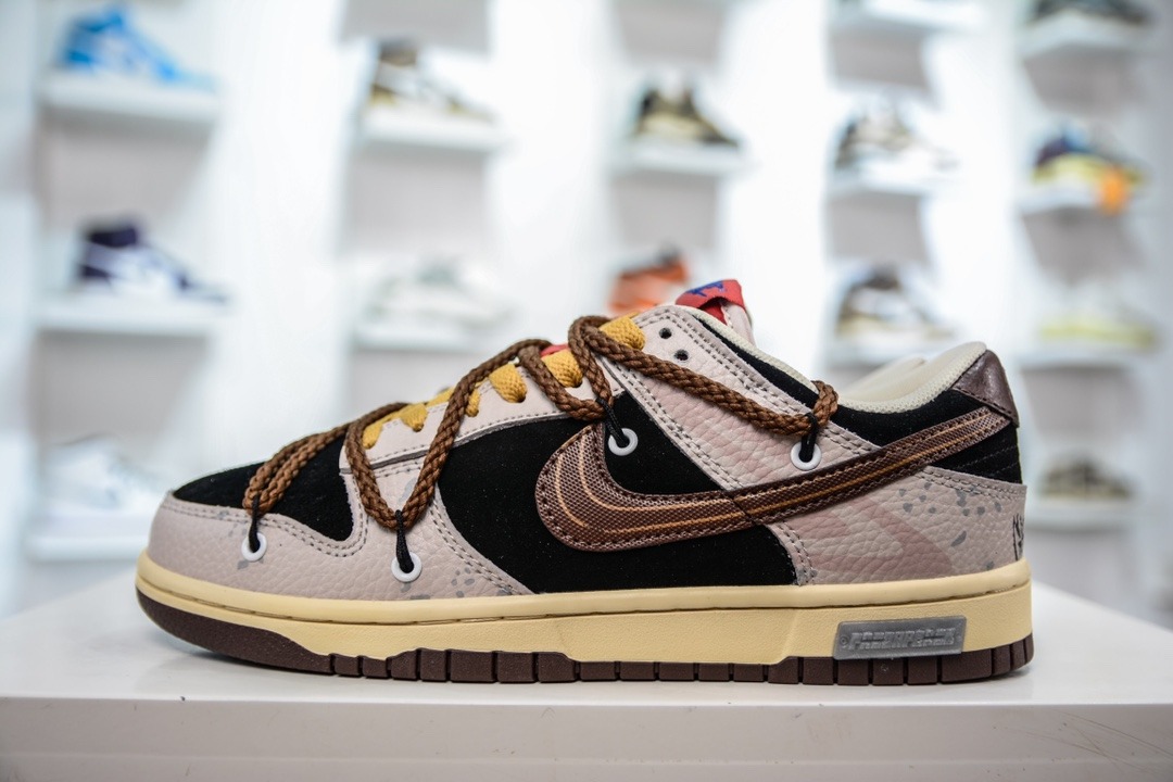 Nike Dunk Low Retro Deconstructed Custom Colorway, Men's Fashion ...