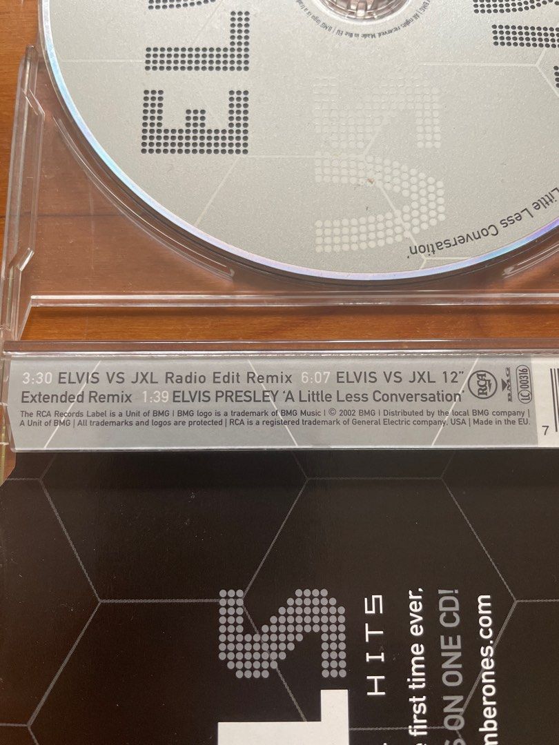 (Nike Football Ad) Elvis Presley JXL A Little Less Conversation CD ...