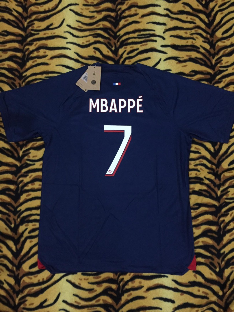 Nike PSG Mbappe 2023 Football Jersey Kit, Men's Fashion, Tops & Sets ...