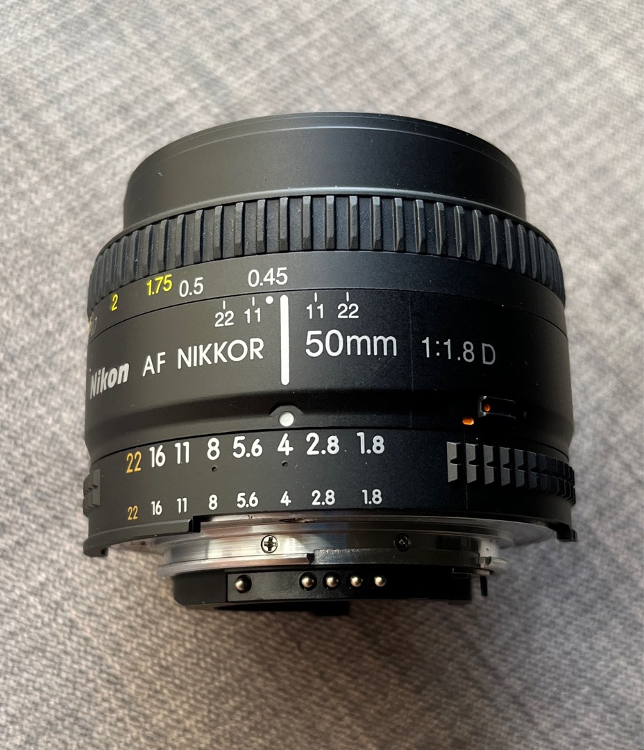 Nikon AF Nikkor 50mm f1.8 D, Photography, Lens & Kits on Carousell