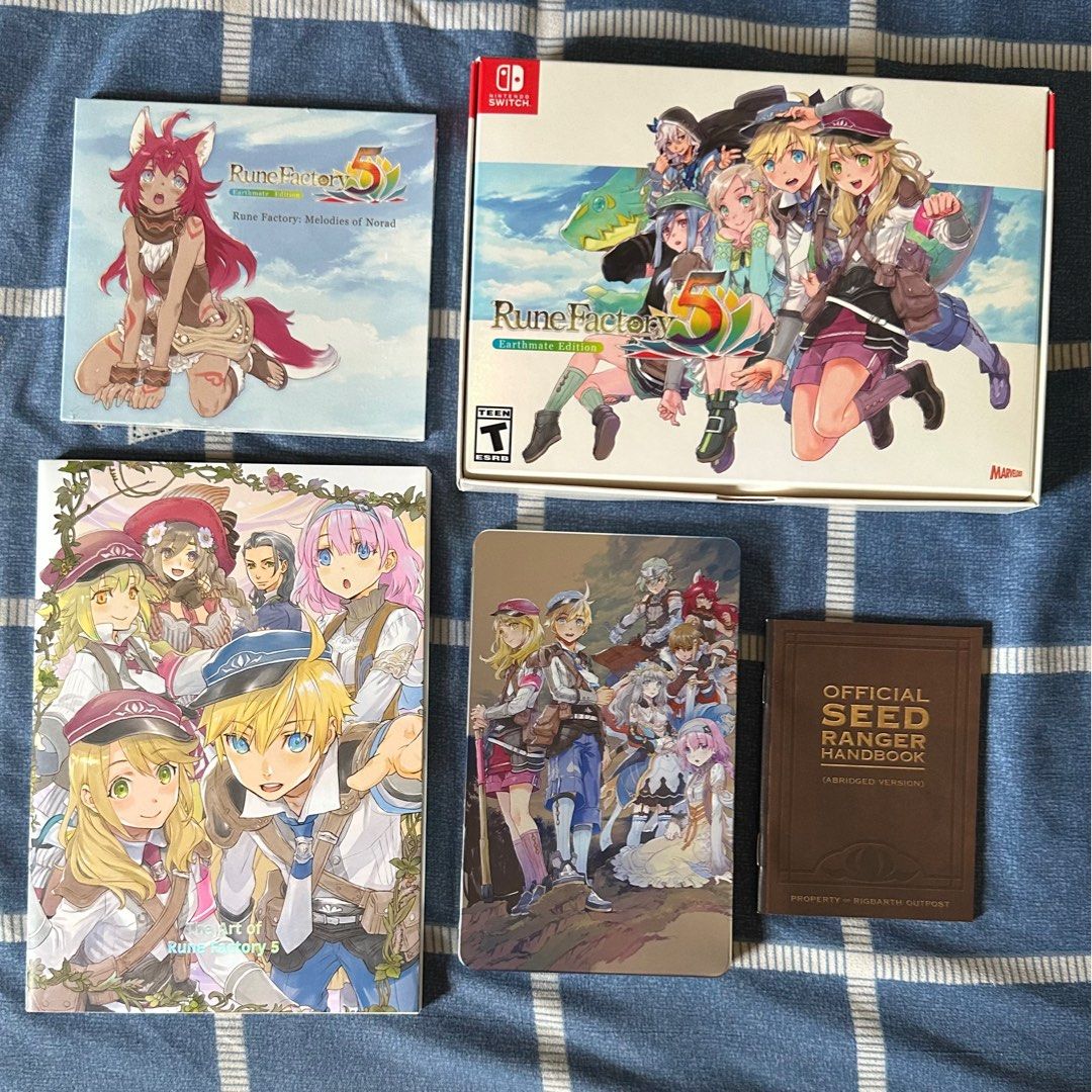 Nintendo Switch Rune Factory 5 Earthmate Edition, Video Gaming, Video ...