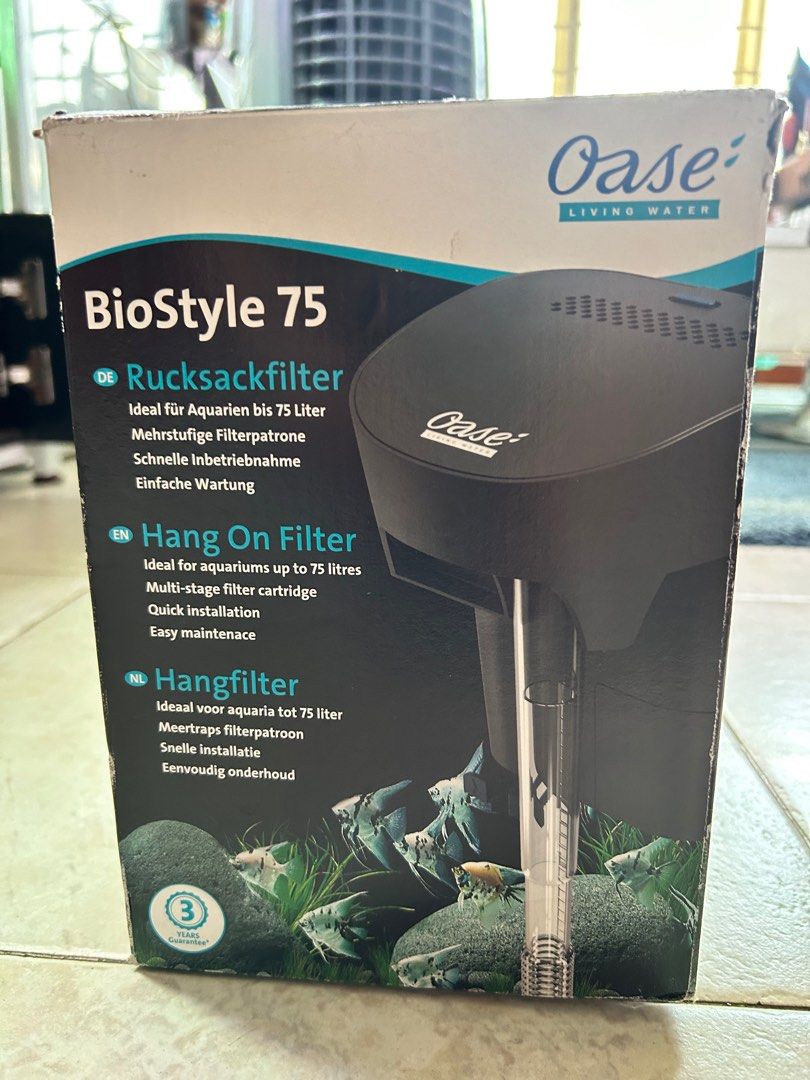 Oase Biostyle 75 Hang on the back filter, Pet Supplies, Homes & Other ...