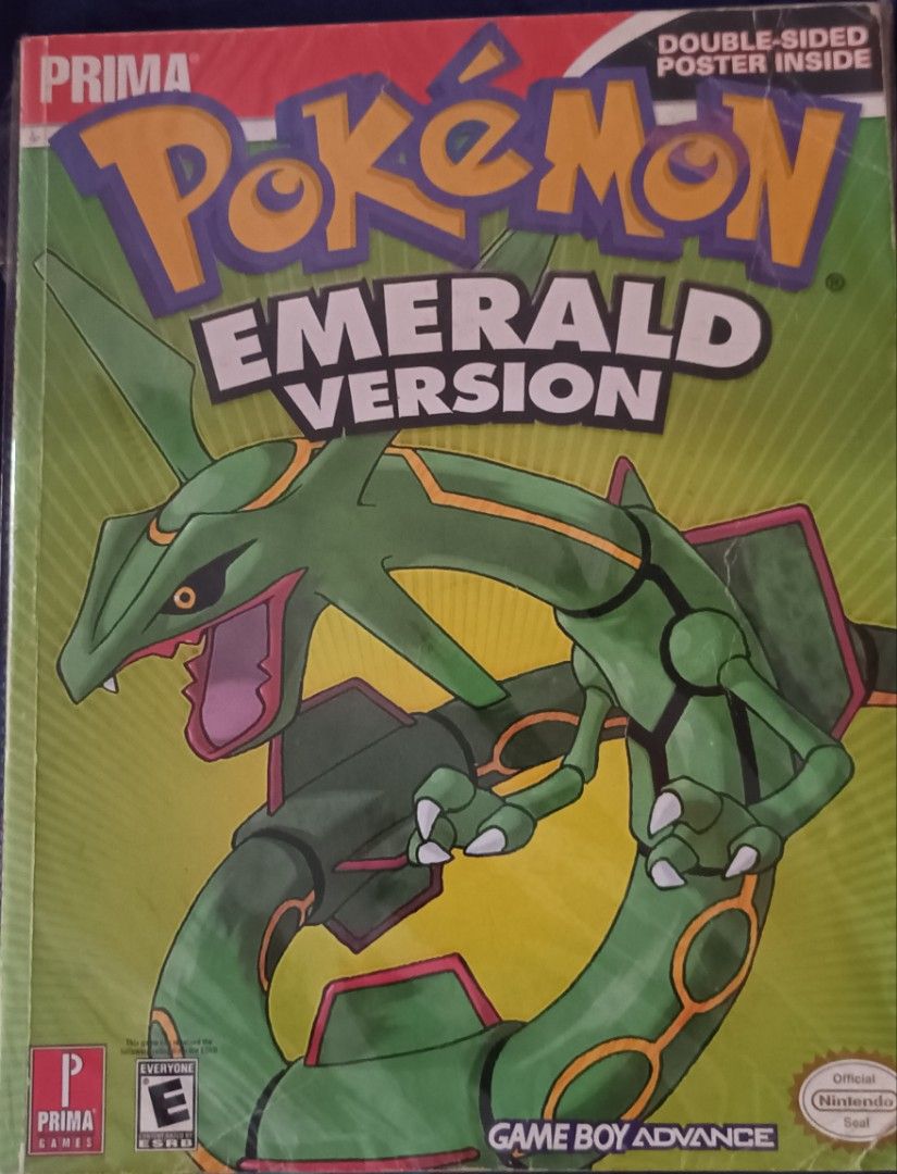 (Negotiable) Official Pokémon Emerald Guide, Hobbies & Toys, Books ...