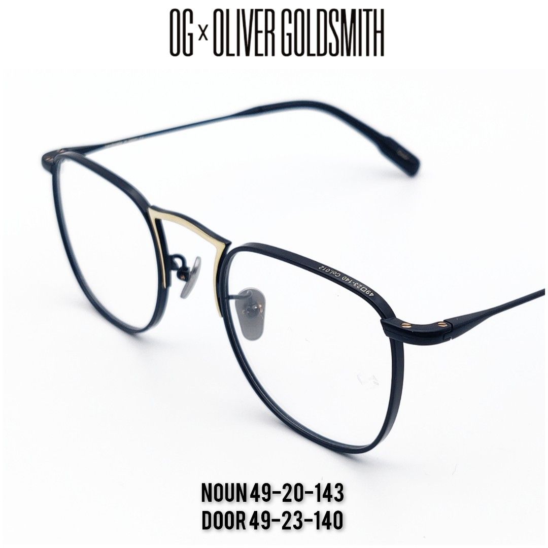 Og x oliver goldsmith door / noun titanium frame spectacles, Men's ...