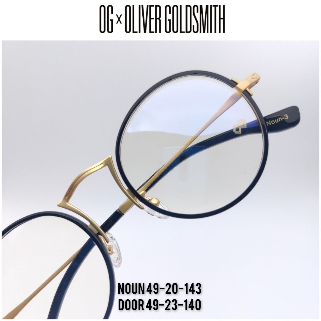 Og x oliver goldsmith door / noun titanium frame spectacles, Men's ...