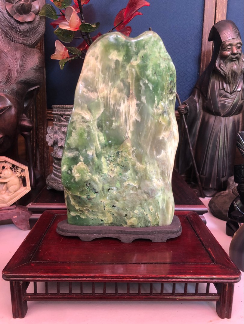 Old Chinese Jade Viewing Stone, Hobbies & Toys, Memorabilia ...