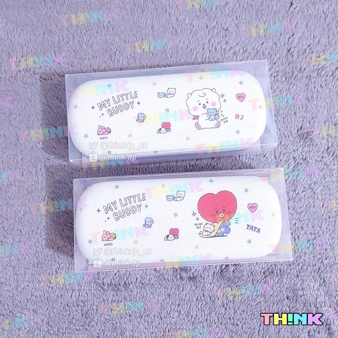 ON HAND BT21 My Little Buddy Glasses Case Set ( bts tata rj ), Hobbies ...