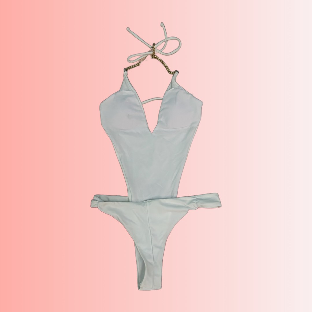 One piece Chain Swimsuit, Women's Fashion, Swimwear, Bikinis ...