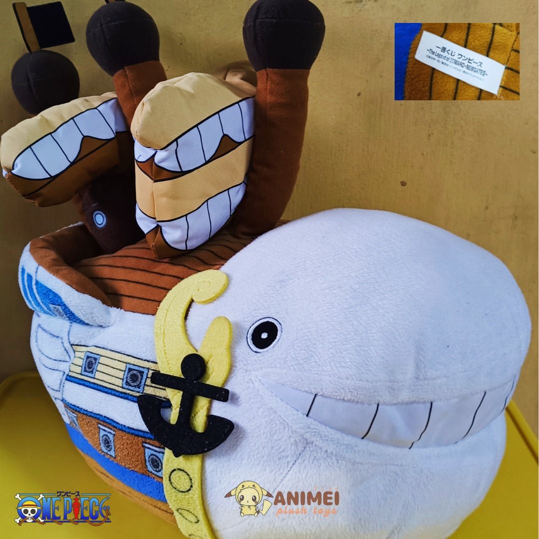 ONE PIECE Moby Dick of Whitebeard Pirates Plush Toy, Hobbies & Toys ...