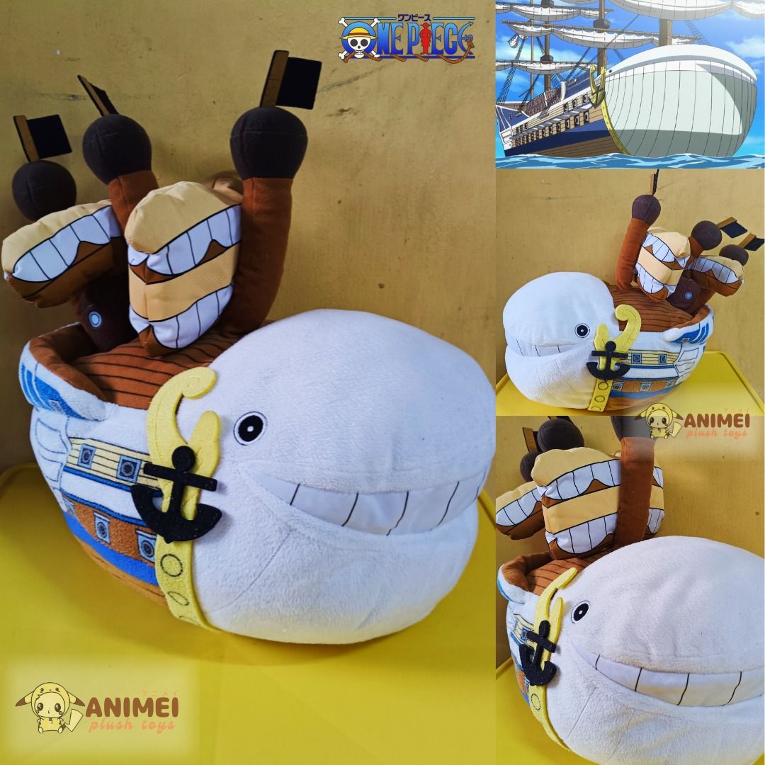 ONE PIECE Moby Dick of Whitebeard Pirates Plush Toy, Hobbies & Toys ...