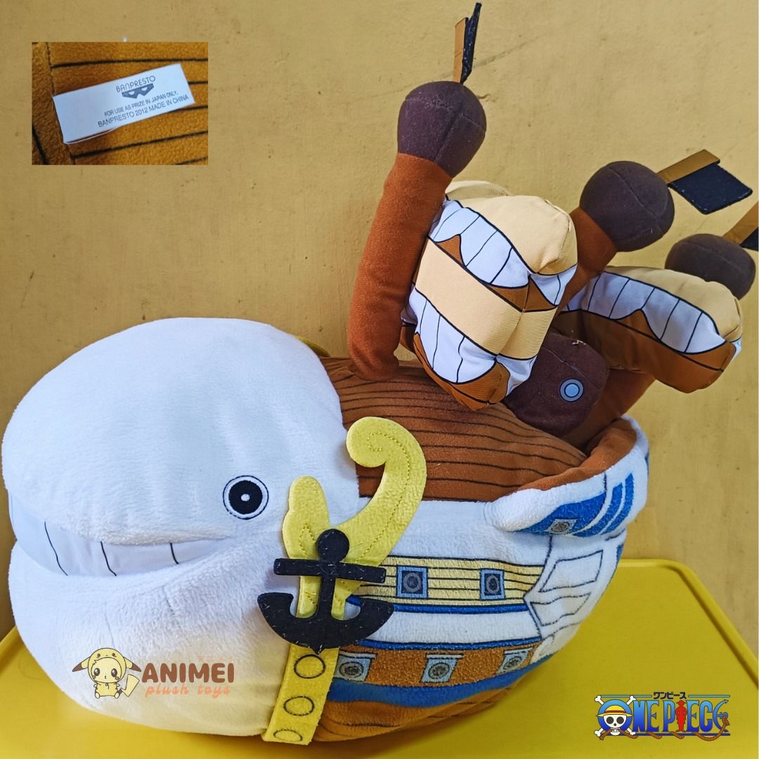 ONE PIECE Moby Dick of Whitebeard Pirates Plush Toy, Hobbies & Toys ...