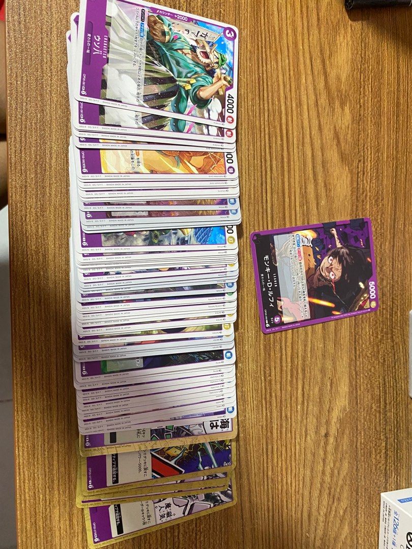 One piece OP05 Card play set, Hobbies & Toys, Toys & Games on Carousell