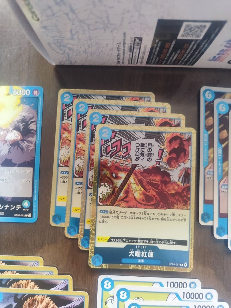 One Piece TCG OP-05 Blue Starter Deck Trading Card Game, Hobbies & Toys ...