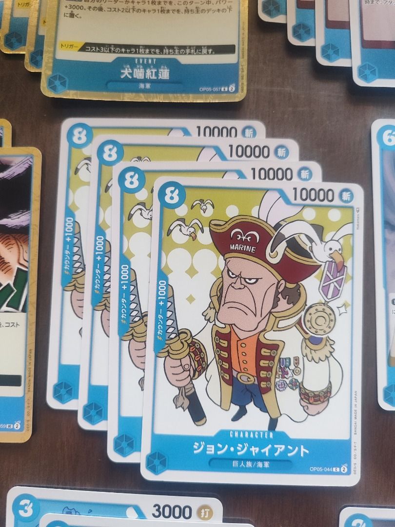 One Piece TCG OP-05 Blue Starter Deck Trading Card Game, Hobbies & Toys ...