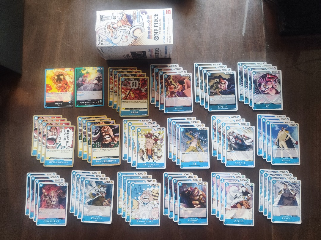 One Piece TCG OP-05 Blue Starter Deck Trading Card Game, Hobbies & Toys ...