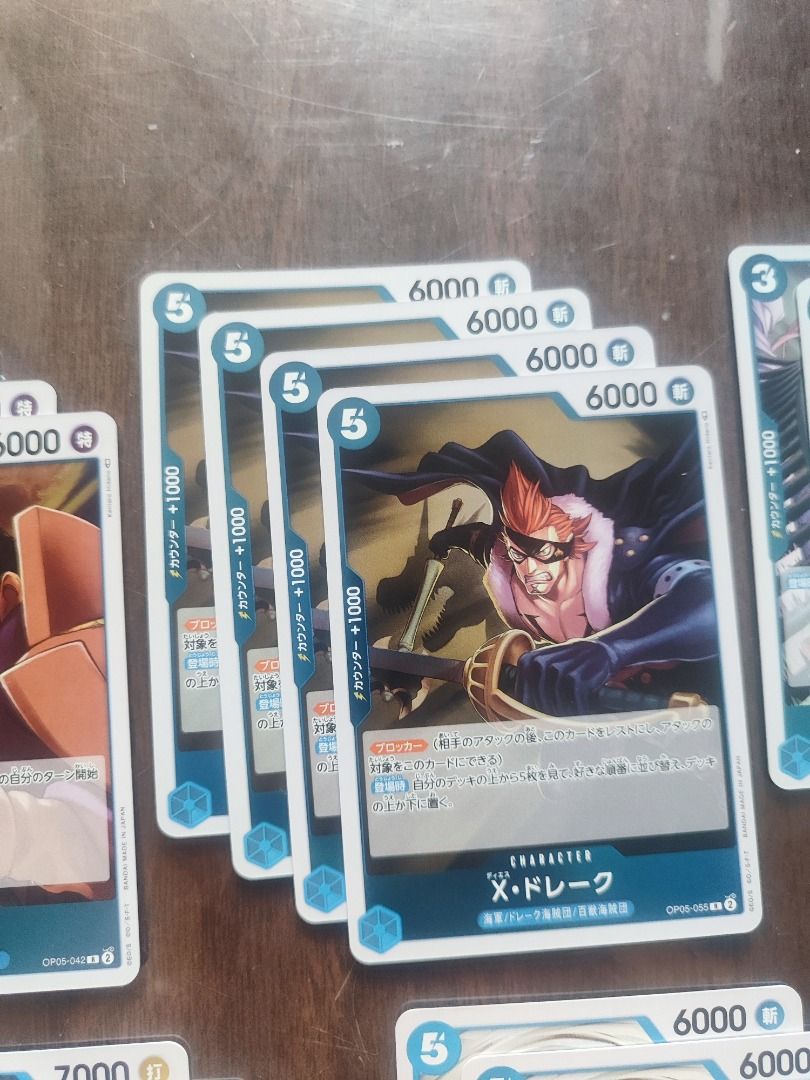 One Piece TCG OP-05 Blue Starter Deck Trading Card Game, Hobbies & Toys ...