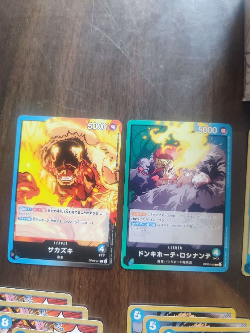 One Piece TCG OP-05 Blue Starter Deck Trading Card Game, Hobbies & Toys ...