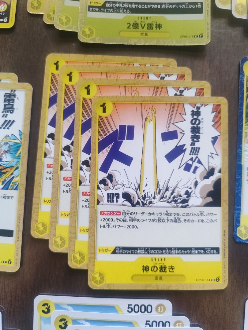 One Piece TCG OP-05 Yellow Starter Deck Trading Card Game, Hobbies ...