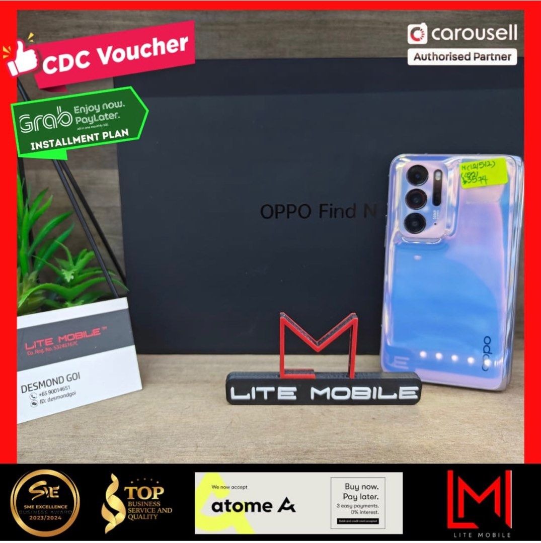 Oppo Find N 512GB Used | 12GB Ram + 512GB | With google Playstore ...