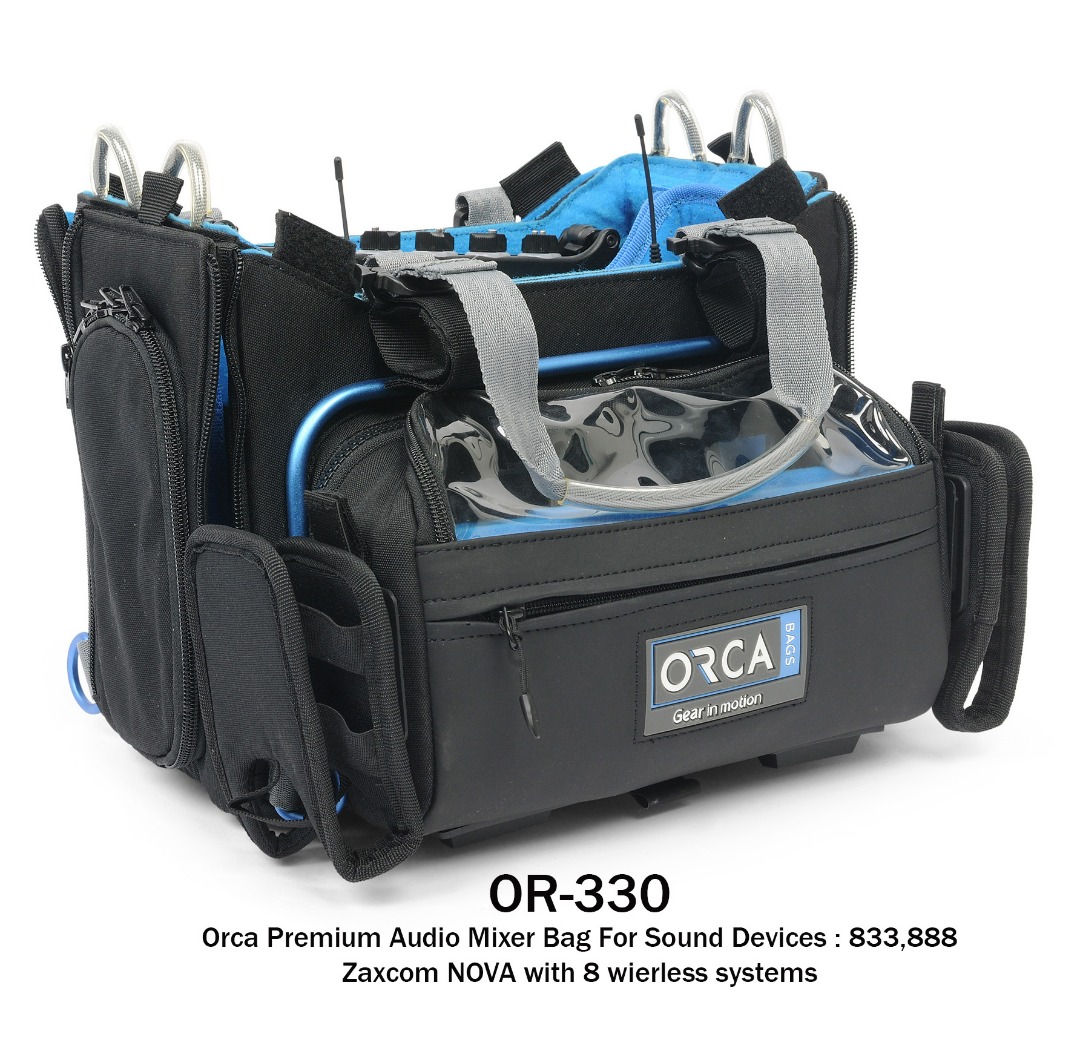 ORCA BAGS OR-330 Premium AUDIO MIXER BAG FOR ZAXCOM NOVA, SOUND DEVICES ...