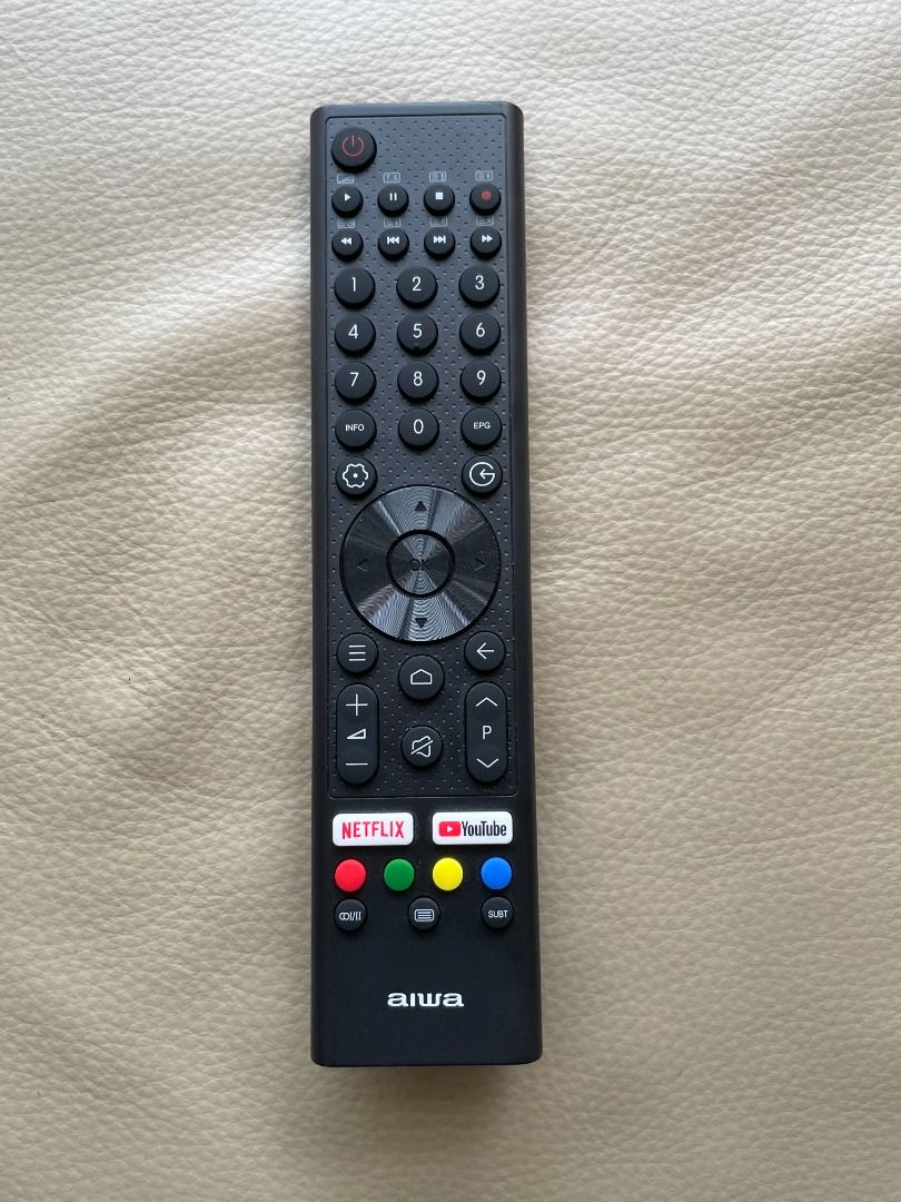 Original AIWA Smart LED TV Remote Control, TV & Home Appliances, TV ...