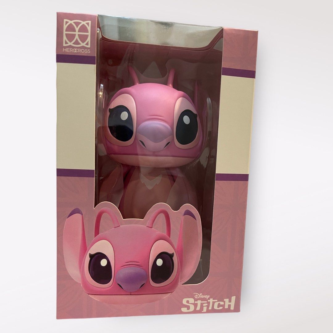 Original Figure Disney STICH #084 Angel, ABS/PVC, Pink, Toys ...
