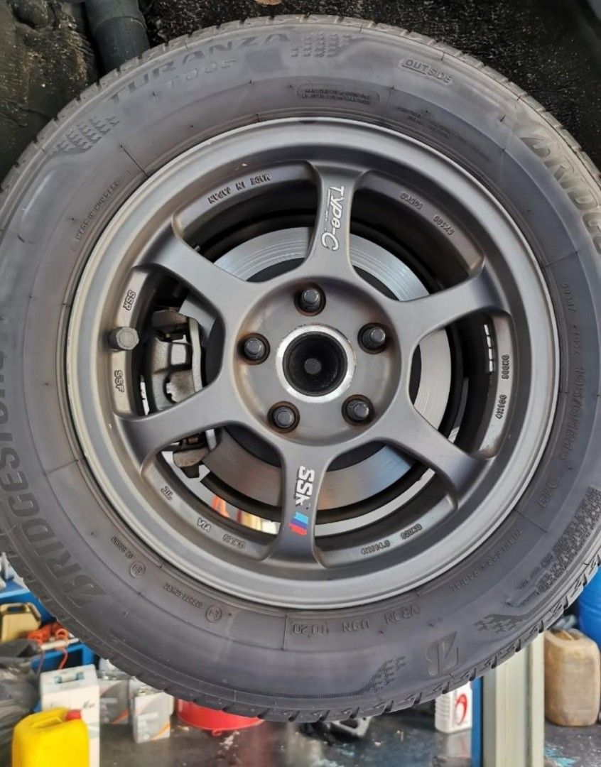 Original SSR Type C 15", 5x114.3, Car Accessories, Tyres & Rims on Carousell