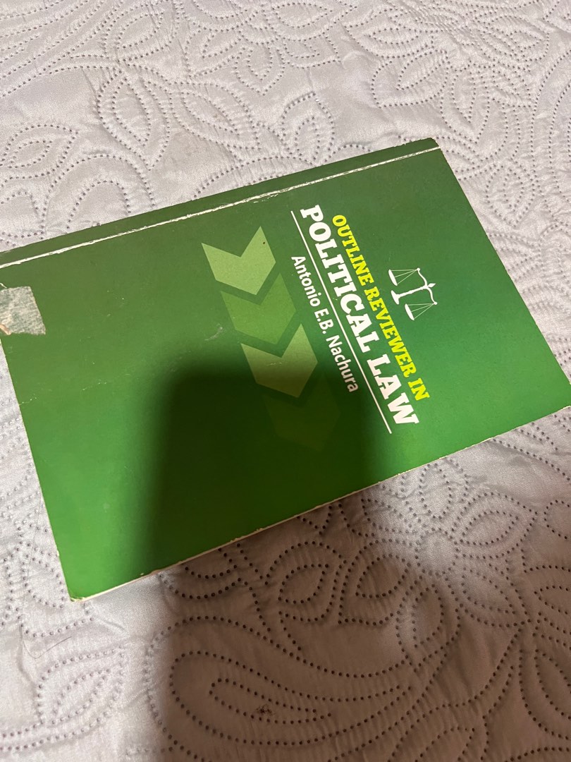 Outline Reviewer in Political Law Nachura 2016, Hobbies & Toys, Books ...