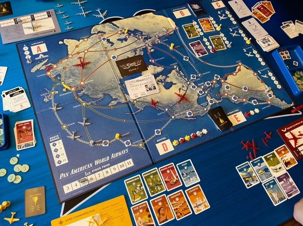 Pan Am board game, Hobbies & Toys, Toys & Games on Carousell