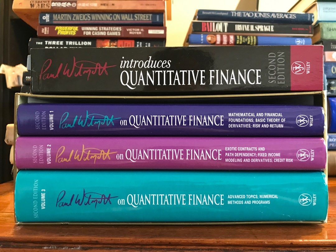 Paul Wilmott on Quantitative Finance (Box set), Hobbies & Toys, Books & Magazines, Textbooks on ...