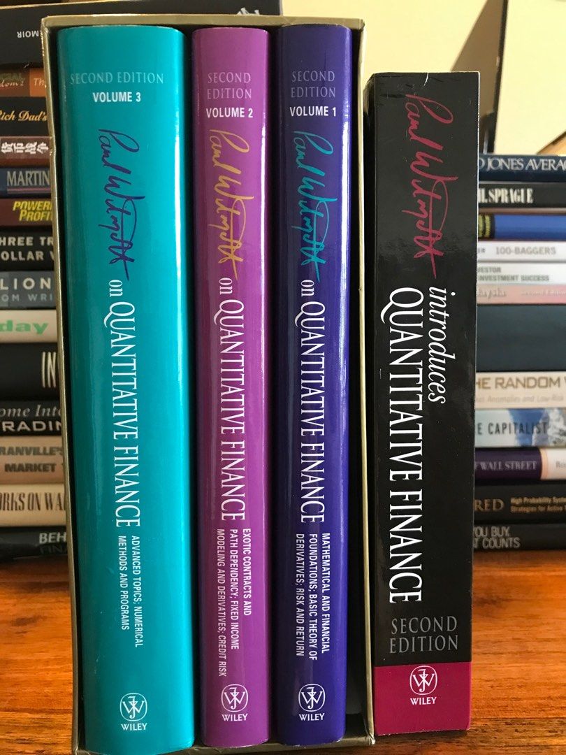 Paul Wilmott on Quantitative Finance (Box set), Hobbies & Toys, Books & Magazines, Textbooks on ...