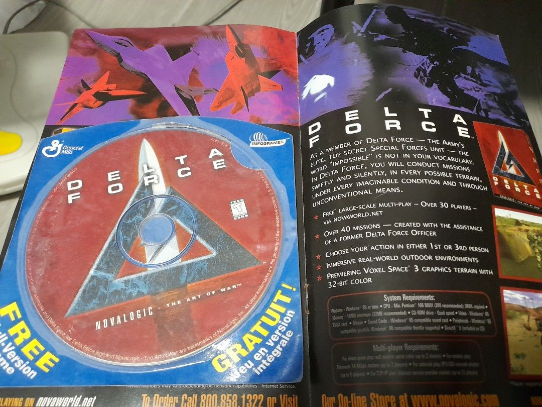 PC game Delta Force CD gaming, Video Gaming, Video Games, Others on ...