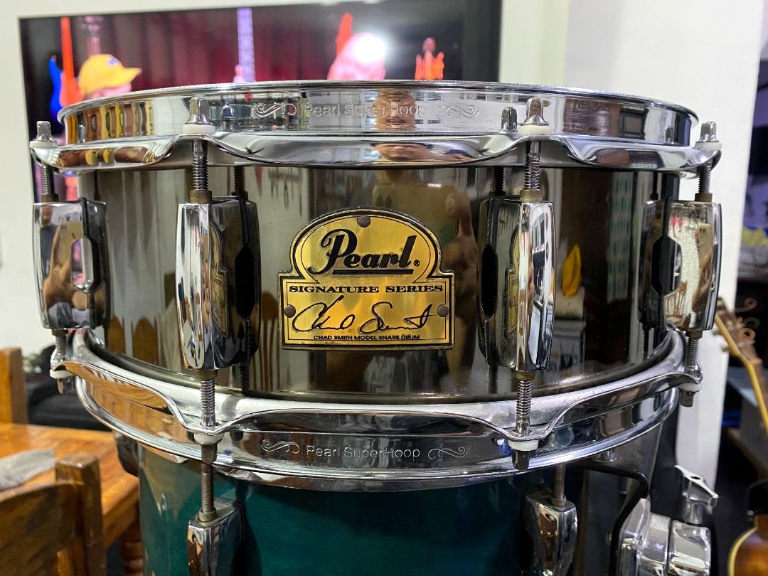 Pearl 14x5" Chad Smith Signature Snare, Hobbies & Toys, Music & Media ...