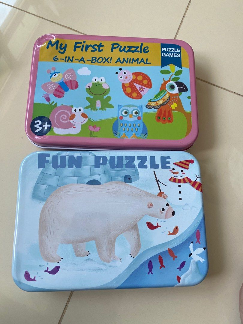 Perfect Puzzles for 2yo - 3 boxes, Hobbies & Toys, Toys & Games on ...