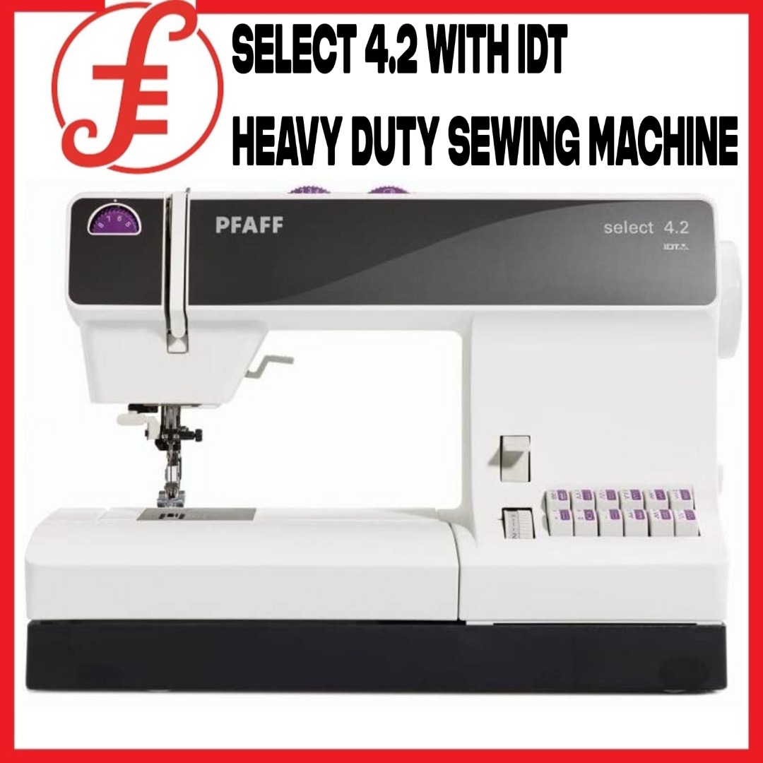 Pfaff Select 4.2 with IDT Heavy Duty Sewing Machine, TV & Home ...