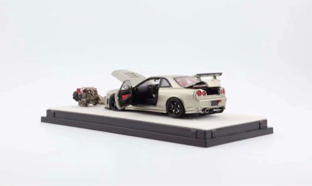 PGM Nissan Skyline GT-R (R34) Nismo Z-Tune Gold - MINI GT POP RACE ...
