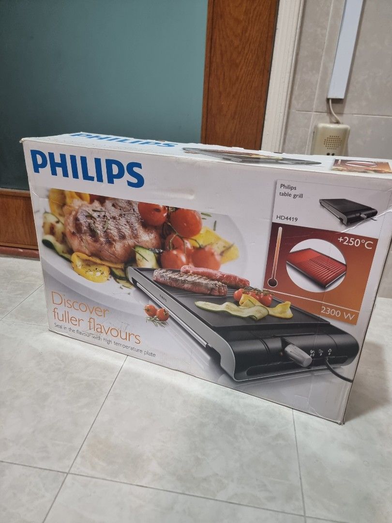 Philips electric table grill, TV & Home Appliances, Kitchen Appliances ...