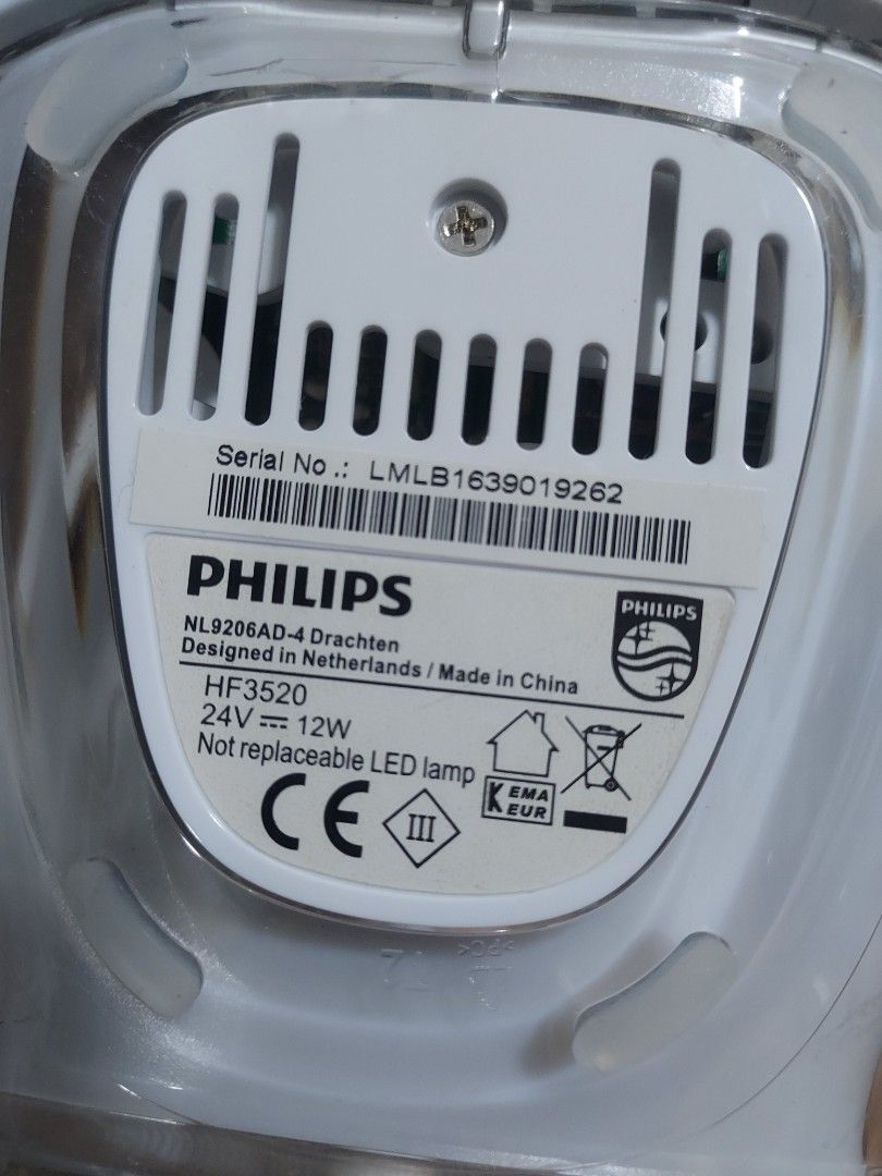 Philips HF3520 Wake-Up Light Alarm Clock Coloured Sunrise Simulation ...