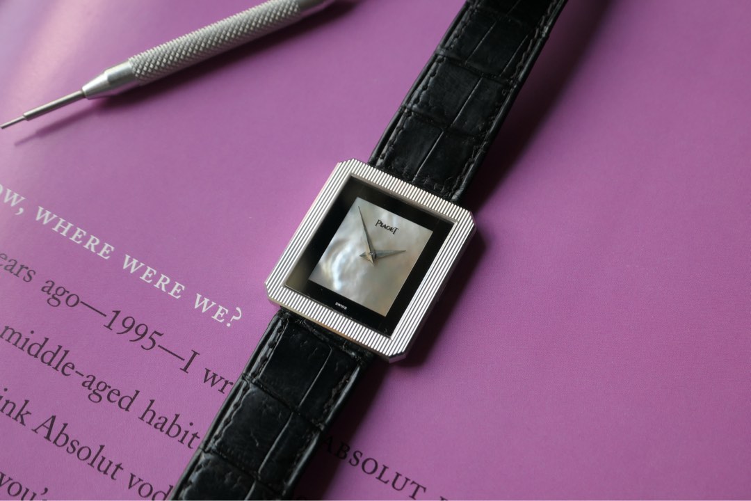 Vintage Piaget Protocole 9154 Mother of Pearl Dial 18K WG [WTT Cartier ...