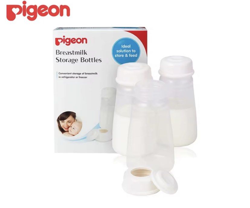 Pigeon slim neck breast milk storage bottle (PP), Babies & Kids ...