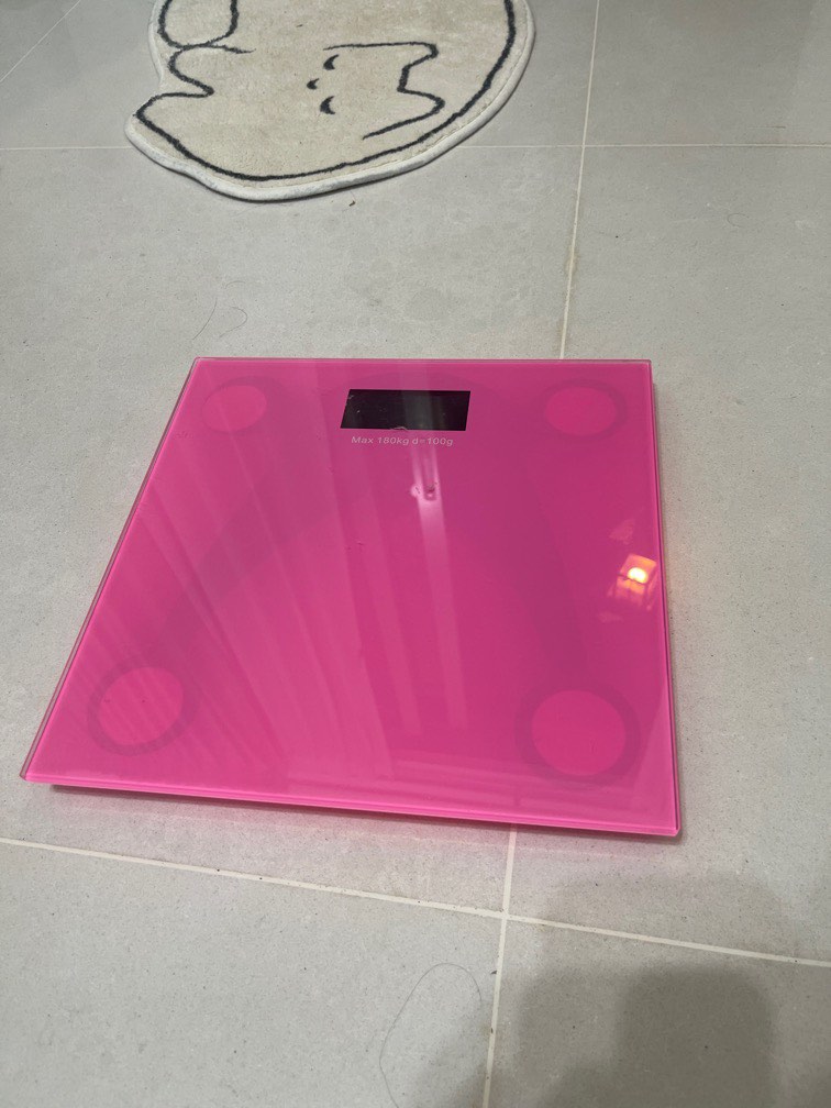 Pink Scale, Health & Nutrition, Health Monitors & Weighing Scales on ...