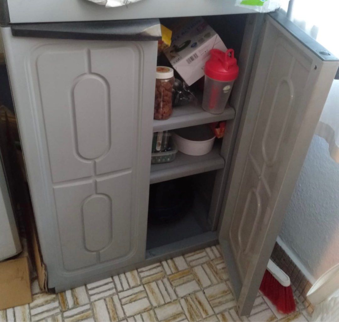 Plastic kitchen cabinet, Furniture & Home Living, Furniture, Shelves ...
