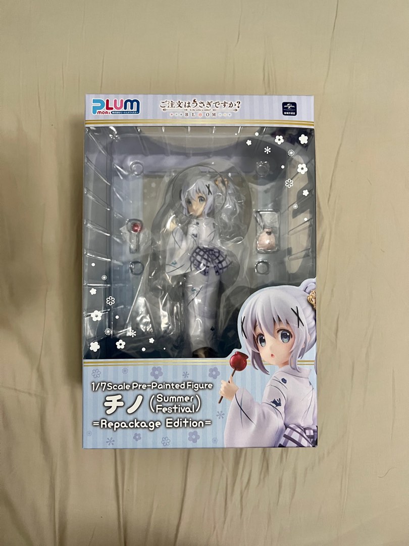 Plum 1/7 PVC模型 - 香風智乃 (夏祭 Ver.)《請問您今天要來點兔子嗎？》, 興趣及遊戲, 玩具 & 遊戲類 - Carousell