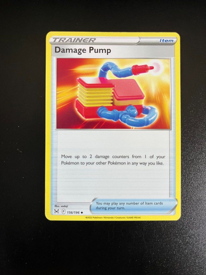 Pokemon TCG Card - Damage Pump, Hobbies & Toys, Toys & Games on Carousell