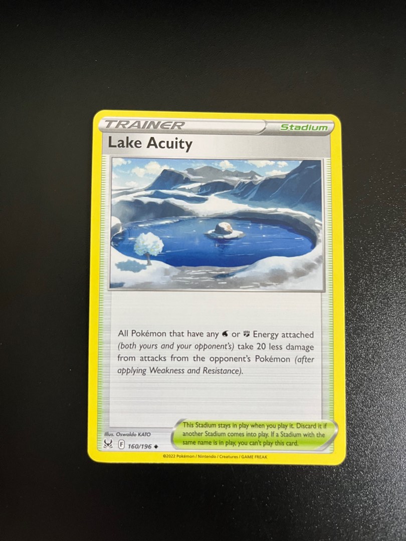 Pokemon TCG card - Lake Of Acuity, Hobbies & Toys, Toys & Games on ...