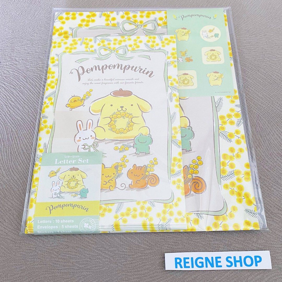 POMPOMPURIN LETTER SET, Hobbies & Toys, Stationary & Craft, Stationery ...