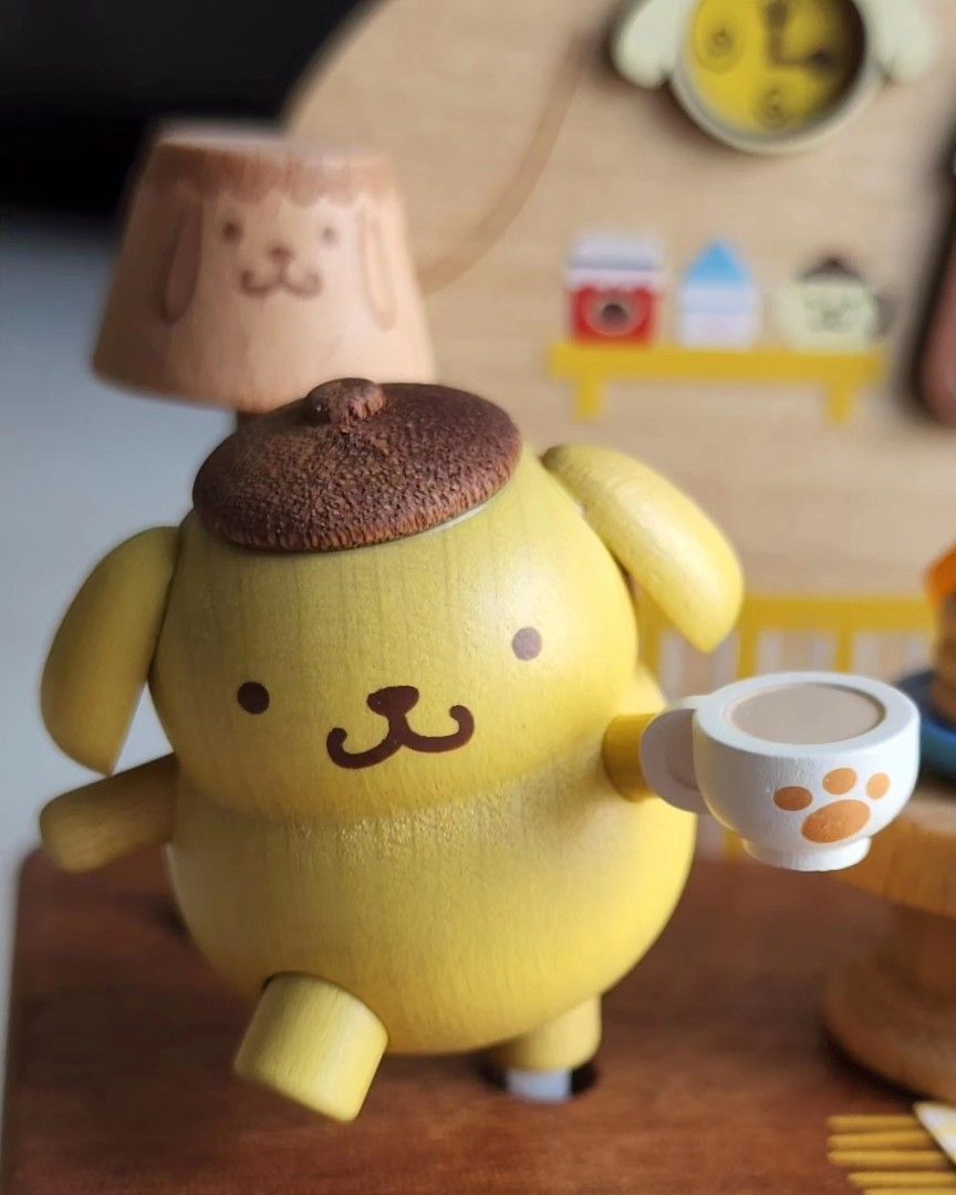 Pompompurin musical box, Hobbies & Toys, Toys & Games on Carousell