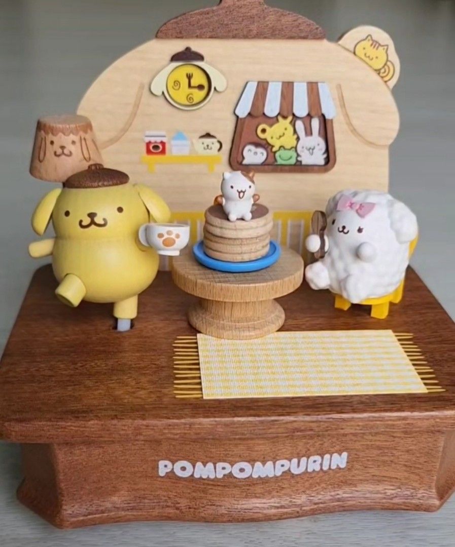 Pompompurin musical box, Hobbies & Toys, Toys & Games on Carousell